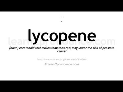 How to pronounce Lycopene | English pronunciation
