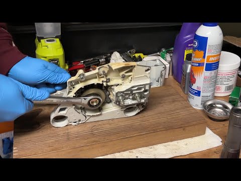 Part 8 - Stihl 044 Magnum Rebuild - Crank Bearing & AV Installation