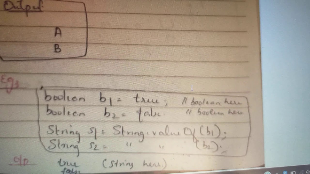valueOf() method # Java lecture 44