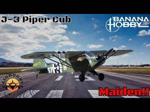Maiden Flight and tips of the Blitzrcworks J-3 Cub from Banana Hobby.