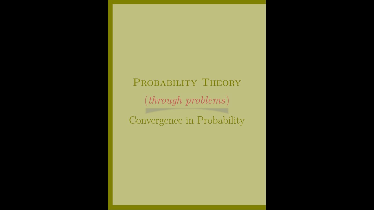 Probability Theory, Convergence in Probability, Problem 2