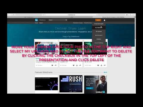 HOW TO REMOVE OR DELETE SLIDESHARE PRESENTATION ON LINKEDIN