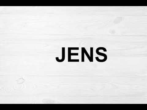 How To Pronounce Jens