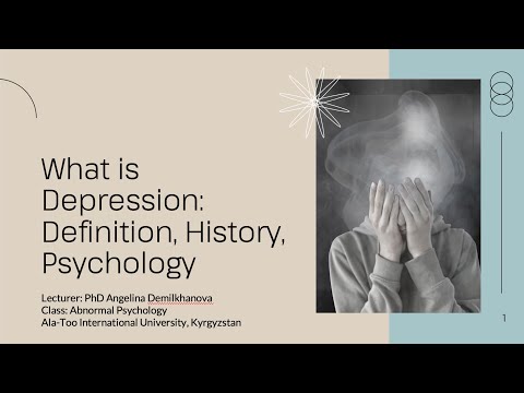 What is Depression: Definition, History, Psychology