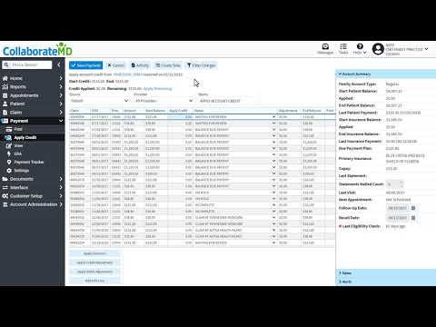 CMD v10 How to Apply Account Credits