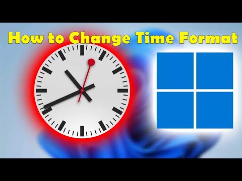 How to Change Time Format to 12/24 Hour Format In Windows 11 | 24Hr to 12Hr Windows 11