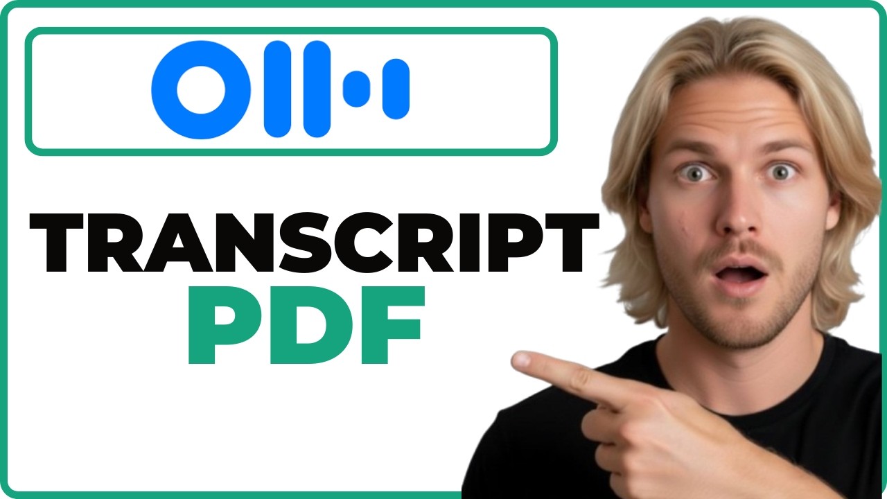 How To Export Transcript As PDF In Otter App (2026 Guide)