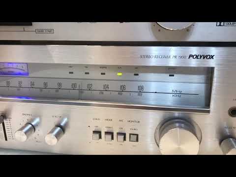 Demonstração de funcionamento de Receiver Polyvox PR-1900 e Tape Deck Sansui D-100, ambos a venda