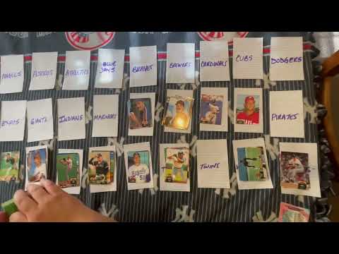 Sorting 1992 Topps baseball cards