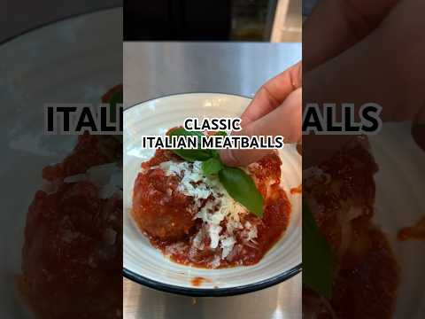 Classic Italian Meatballs