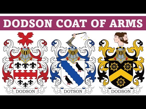 Dodson Coat of Arms & Family Crest - Symbols, Bearers, History