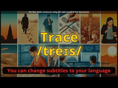 Trace meaning with 5 examples