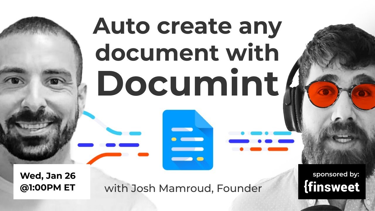 Documint: Webflow for Documents with Josh Mamroud | AATT #66