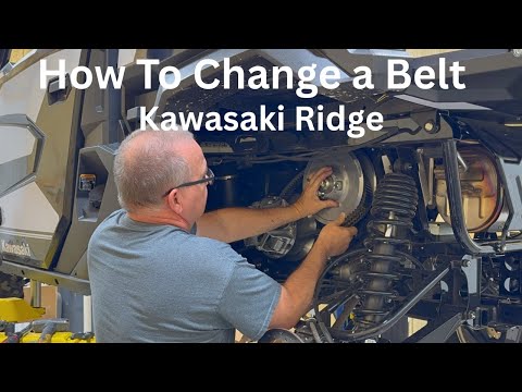 How To Change a Belt: Kawasaki Ridge