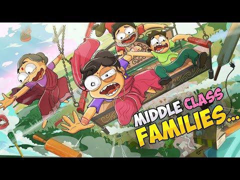 Indian Middle Class families | Fights & Drama | HardToonz