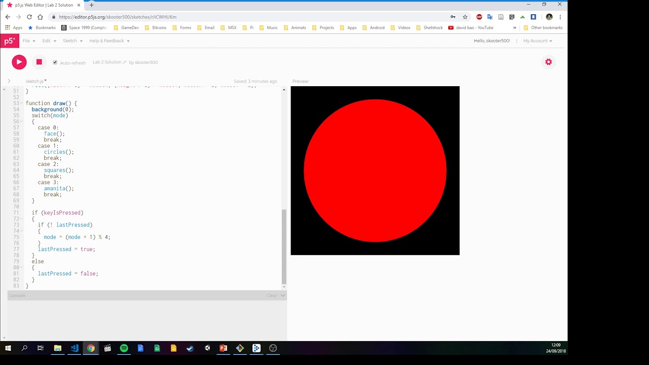 Game Programming Lab 2 2018