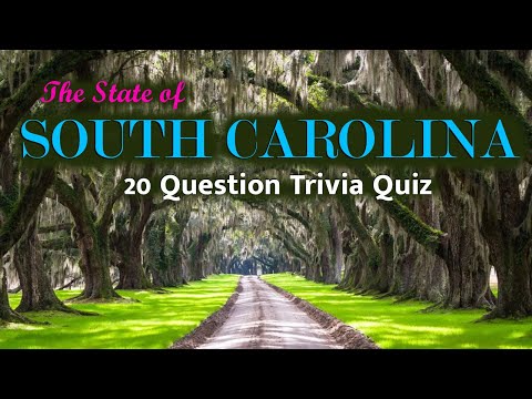 SOUTH CAROLINA trivia quiz! 20 Questions and answers about the state!  {ROAD TRIpVIA- ep:144]