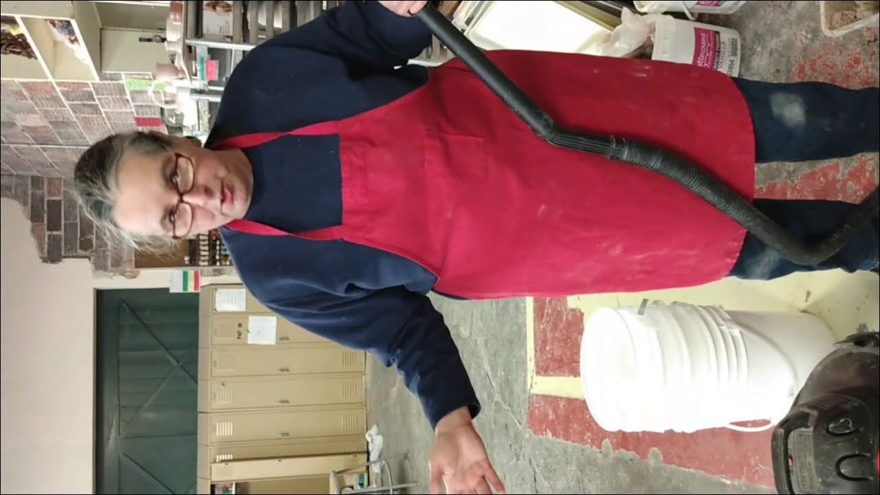 Stacey Pottery Studio Cleaning the Clay Trap