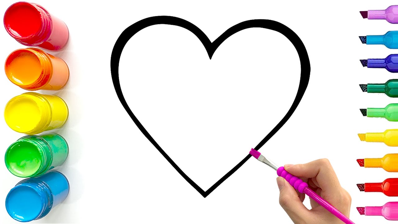 How to Draw a Vibrant Heart | Easy Step-by-Step Tutorial