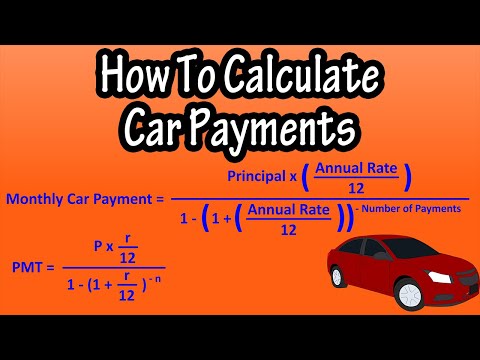 How To Calculate Monthly Car Payments By Hand, Manually Explained - Formula For Monthly Car Payments