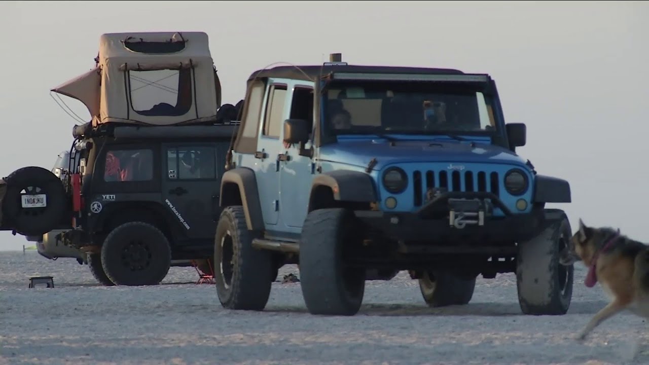 Sunbather run over on Fernandina beach