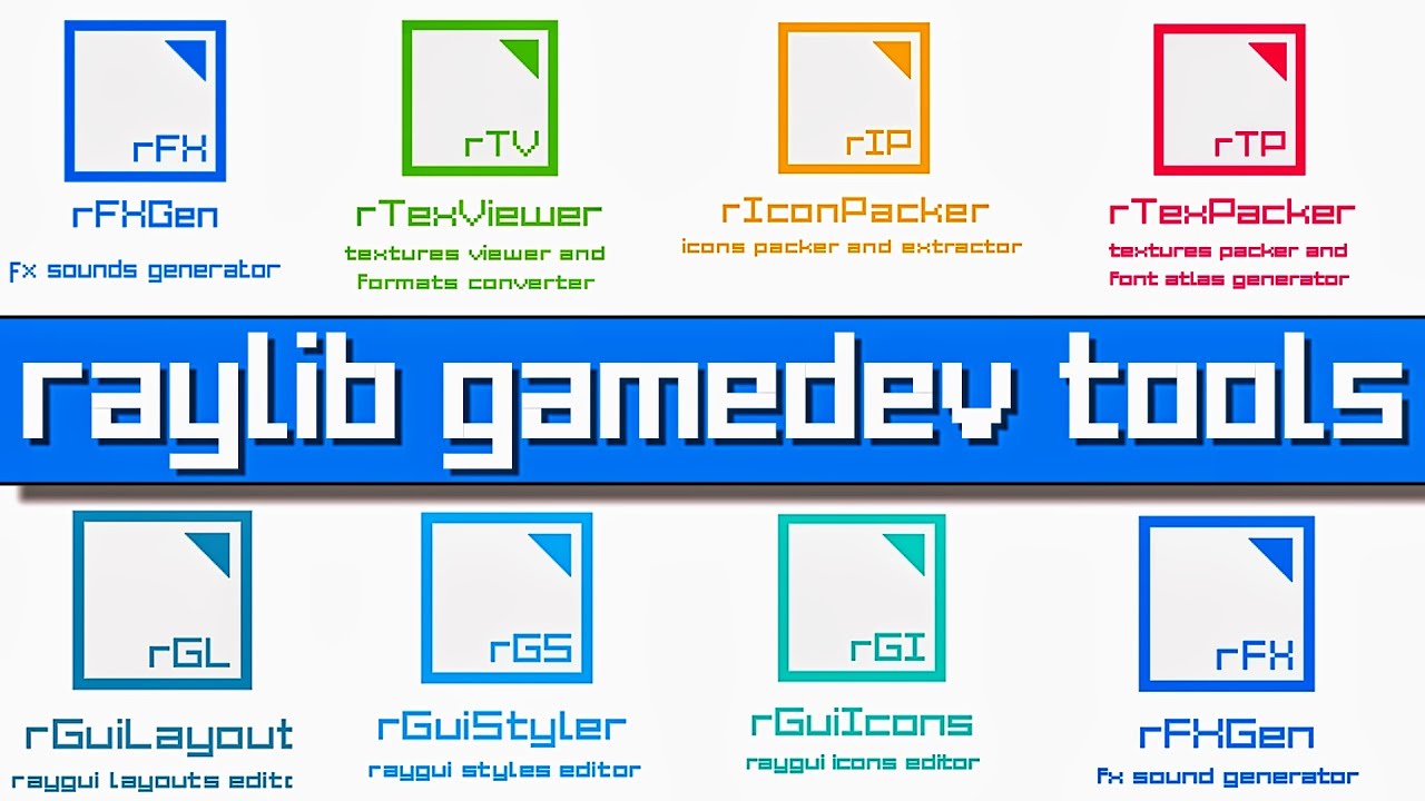 Raylib Game Development Tools -- Work With Any Game Engine!