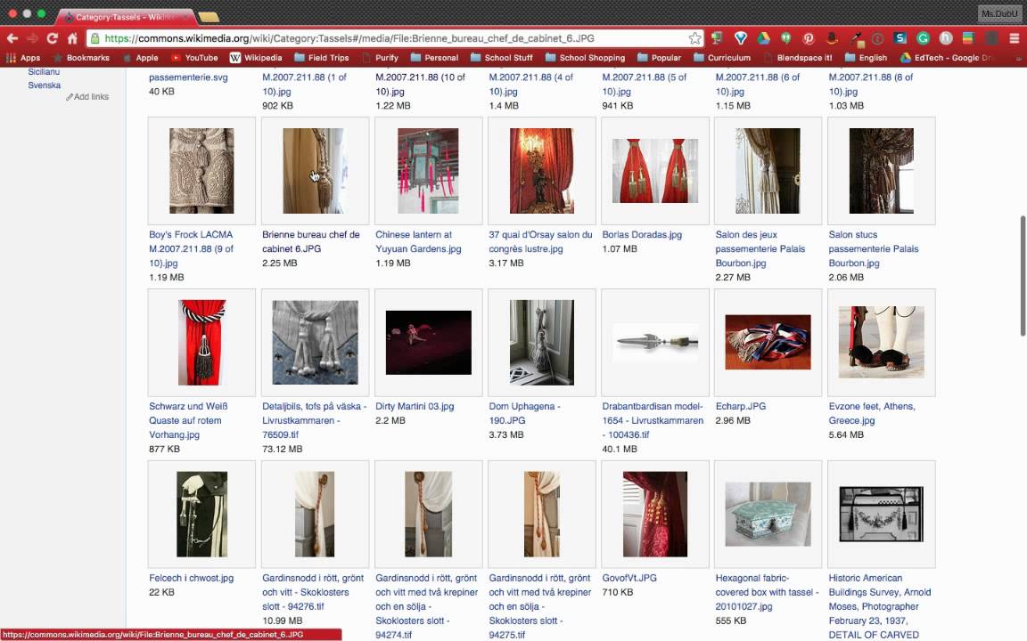 Wikimedia Commons for Creative Commons Images