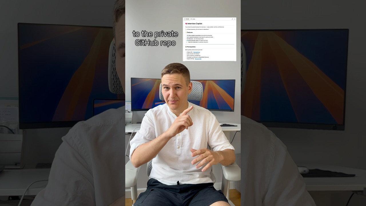 Get Lifetime access to the private GitHub repo  😎 #github #aitools #technicalinterview #javascript