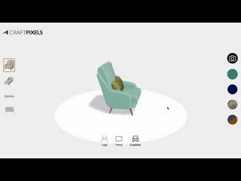 Real-Time 3D Furniture Configurator for Custom Online Stores | Built by @Craftpixels