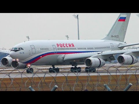 [FullHD] SIKO 2018 Planespotting C17, IL96, B727 Governments and Privates only at Munich Airport!