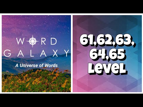 Word Galaxy Challenge - 61,62,63,64,65 Level Answers