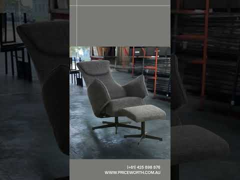 Comfy Recliner Armchair πͺ w/ Footstool β Sleek & Stylish Design