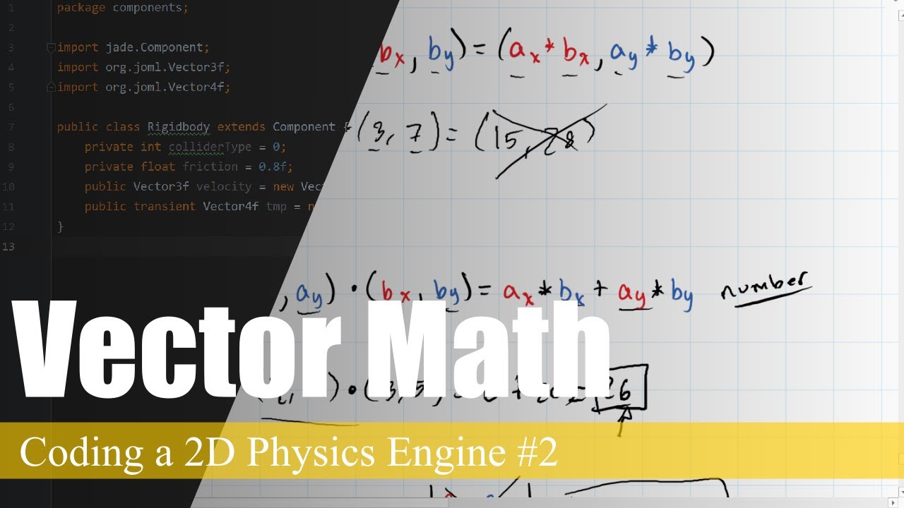 Basic Vector Math | Coding a 2D Physics Engine in Java #2