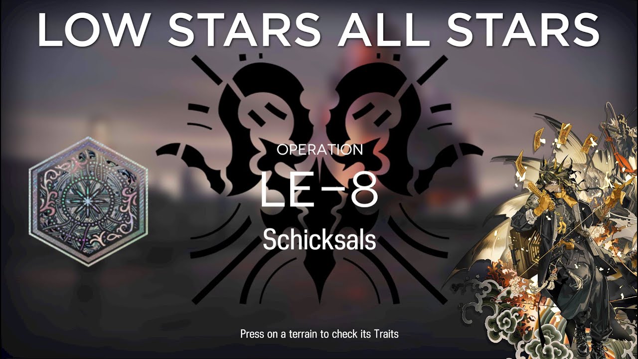 Arknights LE-8 Low Rarity + Trimmed Medal Guide