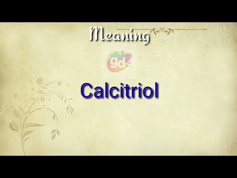 Calcitriol Meaning with Pronunciation||Googul Dictionary||