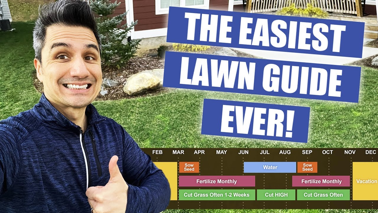 The EASY Lawn Calendar for Cool Season Grass!