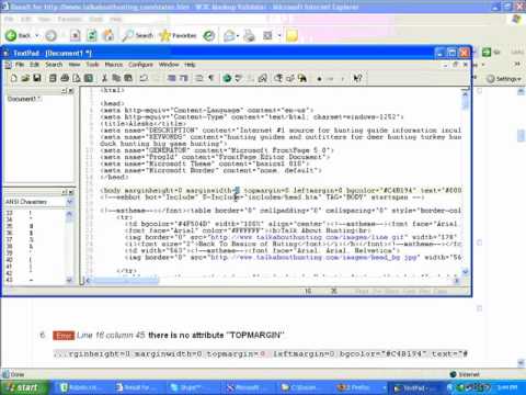 Understanding W3C Markup Validation
