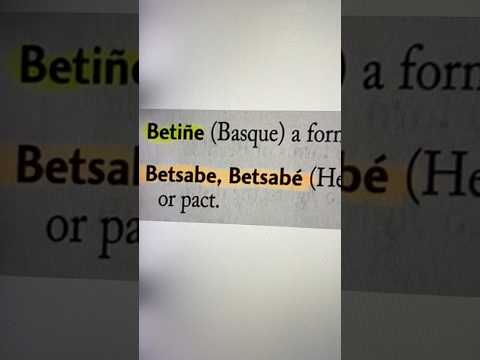 Betiñe 🩷 , Betsabe 🩷 , Betsabé 🩷