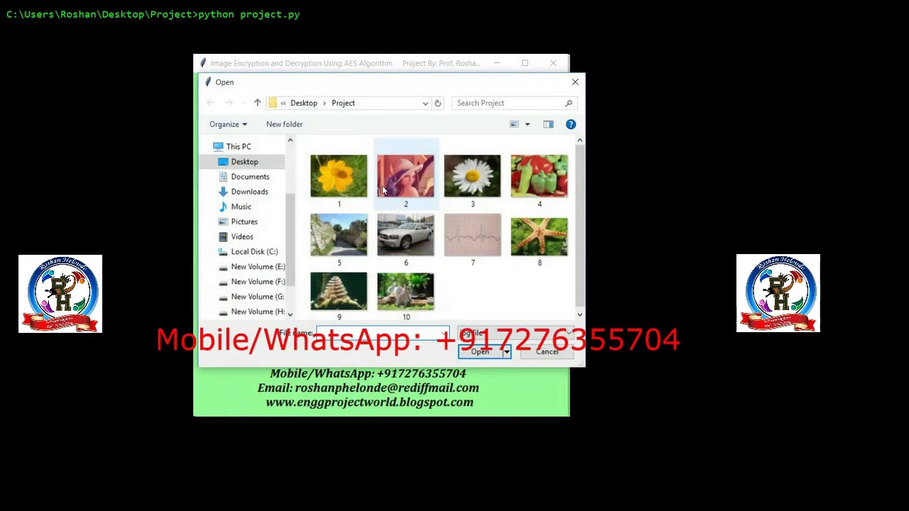 AES Image Encryption Decryption Using Python | Image Encryption Using AES Algorithm Secret Key Based