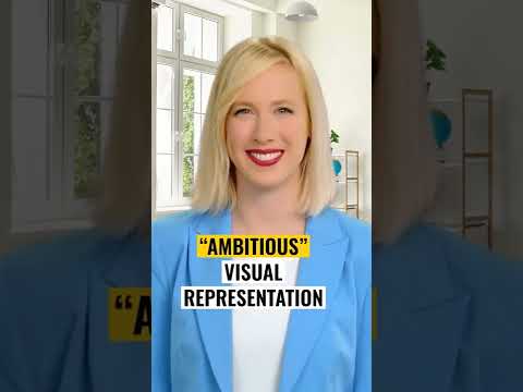 Meaning of AMBITIOUS and Sentence example