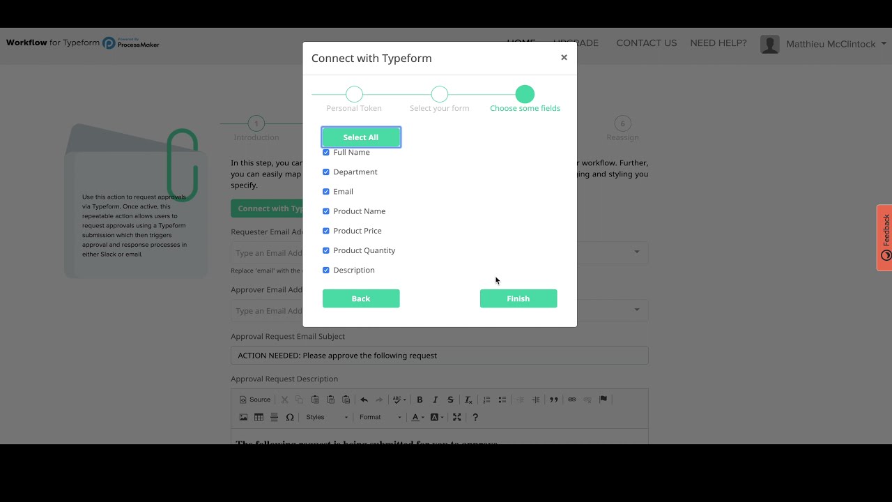 Setting up an Approval Workflow