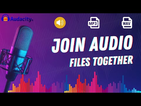 How to join audio files for Free - MP3 | WAV | Offline - Audacity