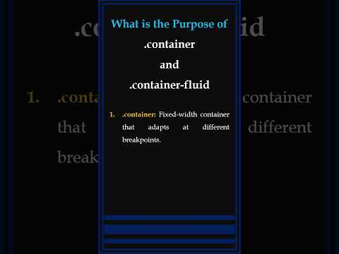 Bootstrap Container vs Container-Fluid | Which One Should You Use?