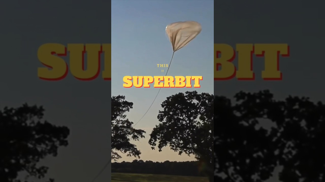 The SuperBIT, a balloon-borne telescope returns its first research image. #shorts