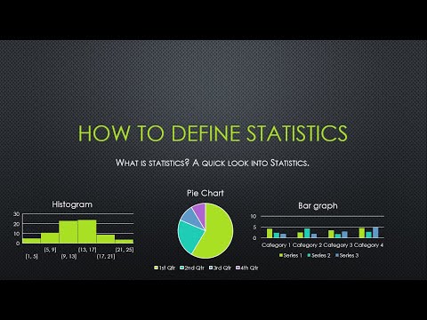 How to Define Statistics