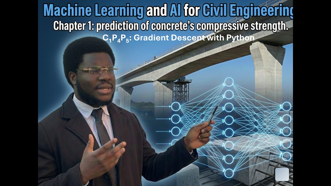 C1P4P5: Gradient Descent with Linear Regression in Python (No ML Library)