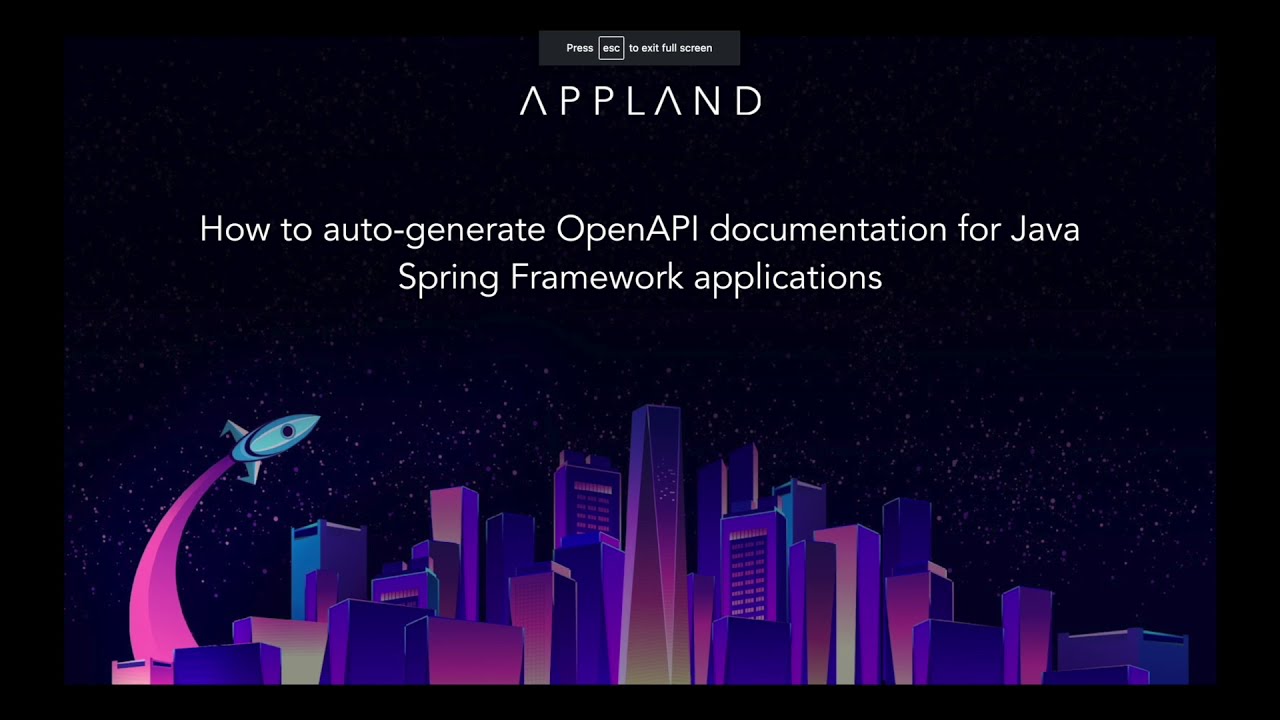 How to auto-generate OpenAPI documentation for Java Spring applications