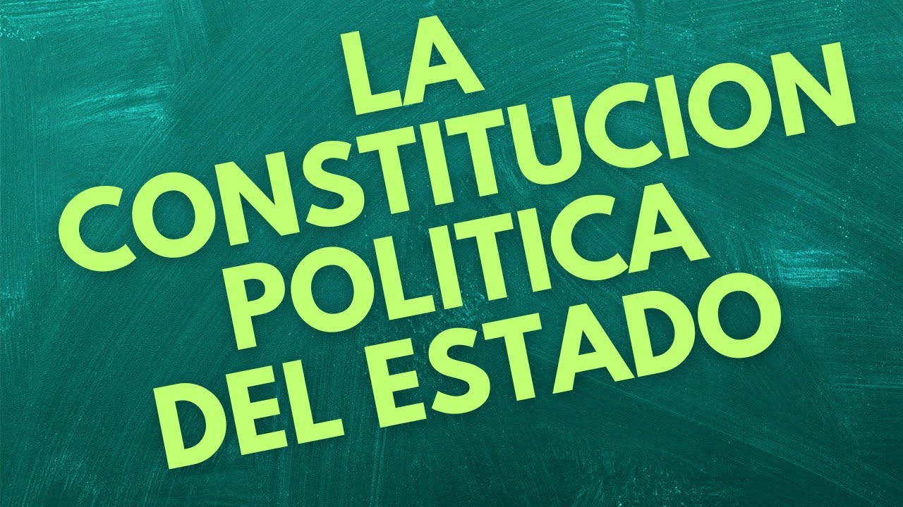 CONSTITUCION POLITICA DEL ESTADO DE BOLIVIA