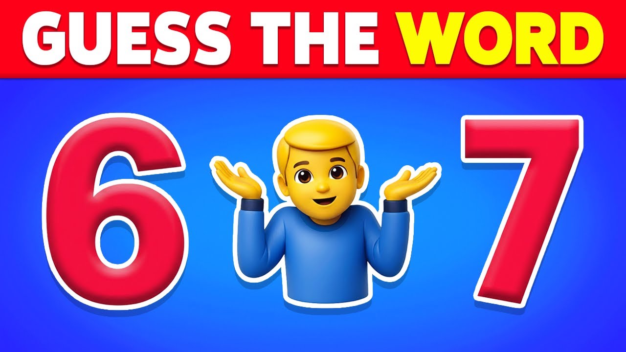Guess The WORD By Emojis? 🤔❓ Emoji Quiz Challenge 2026