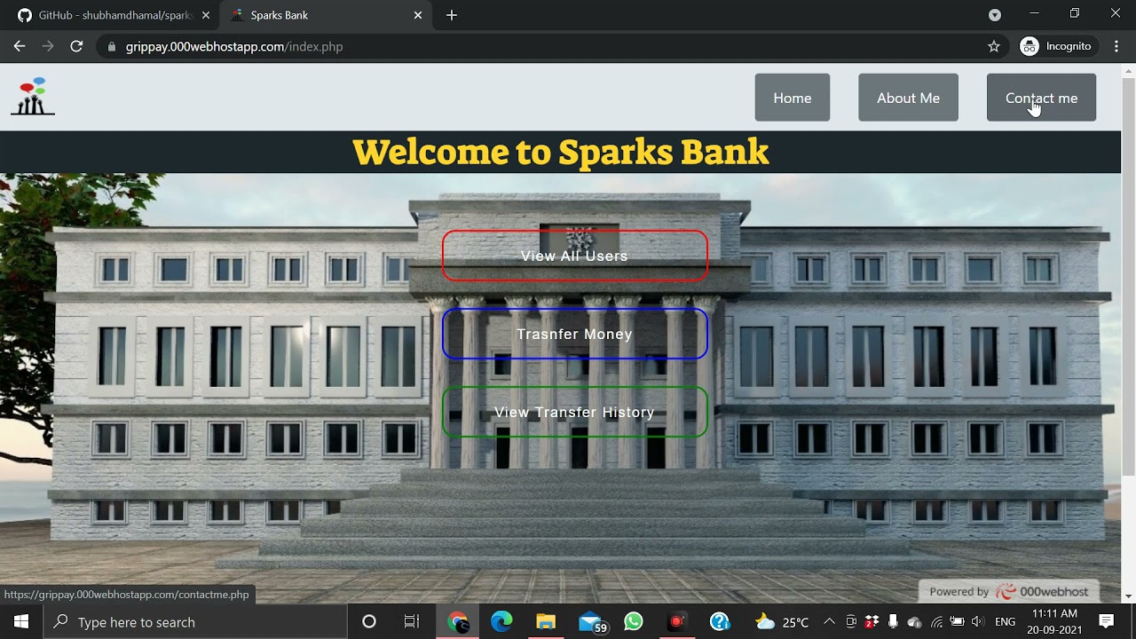 sparksbank task 1 (basic banking system)